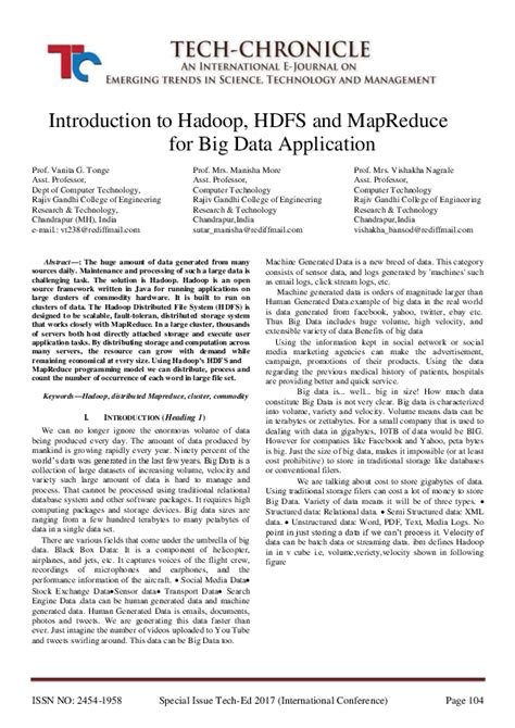 pdf introduction to hadoop hdfs and mapreduce for big data application