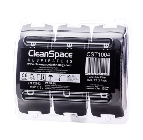 Cleanspace High Capacity P3 Filters 3pk Agile Equipment