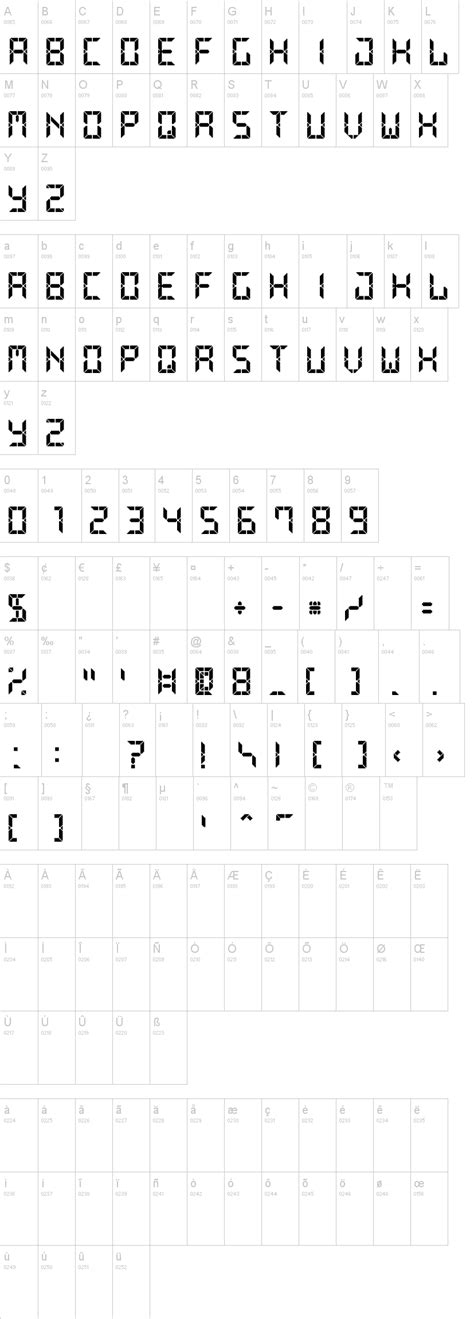 Advanced Pixel LCD Font Dafont Com