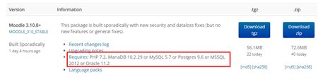 2 Instalasi Webserver Dan Php Version Persiapan Instalasi Moodle 310