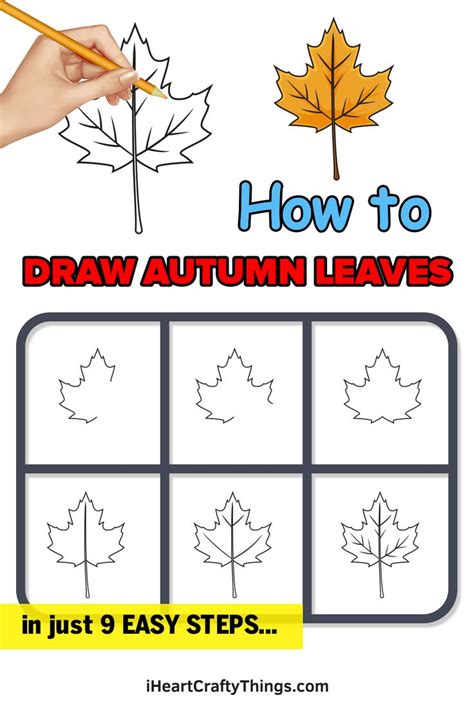 How To Draw Simple Fall Leaves