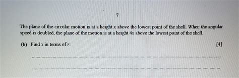 Solved A Particle P Of Mass M Is Moving In A Horizontal Chegg