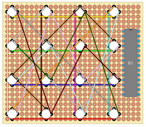 X X Charlieplexed LED Cube Electronics Projects