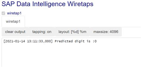 Sap Data Intelligence Ml Scenario Digit Recognition Using Tensor Flow