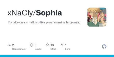 Sophia Small Lisp Like Programming Language Named After Creators