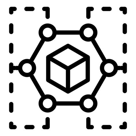 Premium Vector Digital Big Data Icon Outline Digital Big Data Vector Icon For Web Design