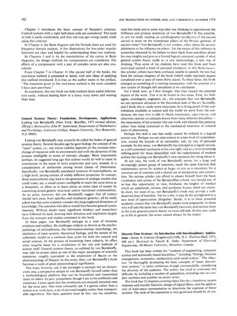 General Systems Theory Foundations Developments Applications Pdf Systems Theory Science