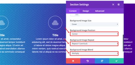 how to create gradient background overlays with divi s background settings