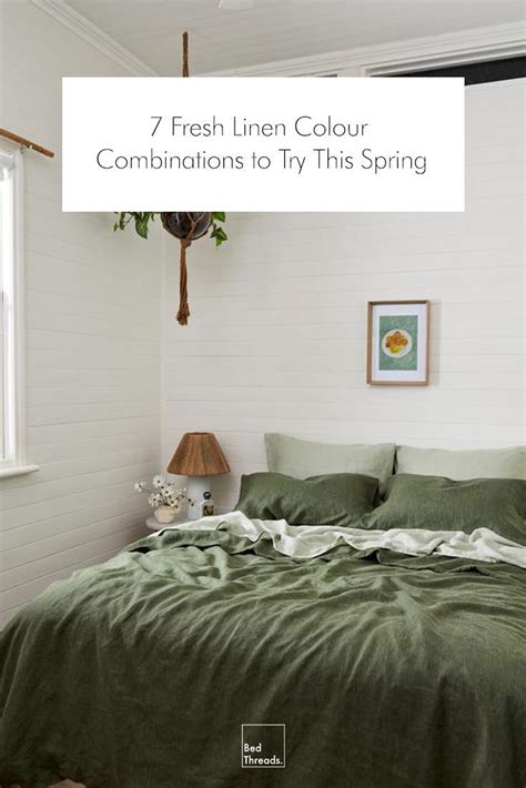 7 Fresh Linen Colour Combinations For Spring