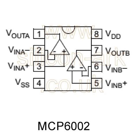 Microchip Mcp6002 I P Op Amp Price Stock Datasheet Silicon Ark