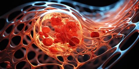 Premium AI Image A Close Up Of A Cell