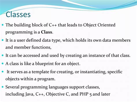 Basics of object oriented programming | PPT