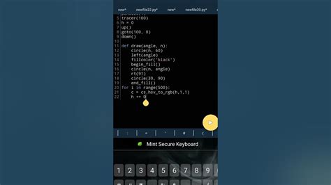 Python Turtle Graphic Design🐢 Coding Status 😍😜 Shorts Programming Turtle Python Coding