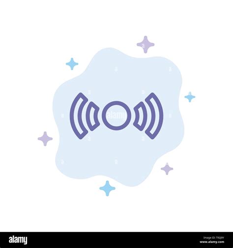 Basic Essential Signal Ui Ux Blue Icon On Abstract Cloud Background Stock Vector Image Art