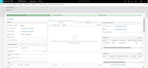 Microsoft Dynamics 365 For Field Service Work Order Life Cycle