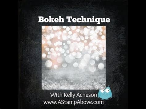 Bokeh Technique YouTube