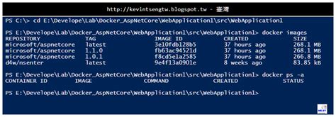 Mrkt 的程式學習筆記 Docker For Windows 與 Aspnet Core Part2 使用指令碼建立 Image