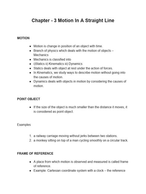Motion In S Pdf Velocity Euclidean Vector