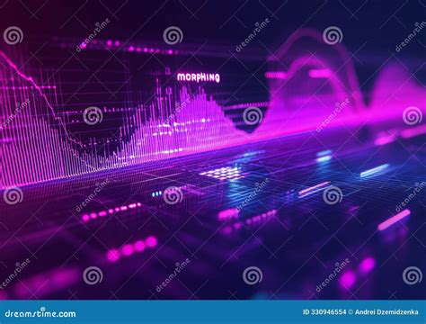 Data Tracking And Big Data Visualization Illustration In 3d Stock Illustration Illustration Of
