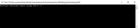 Fortran Interoperability With Net Part Ii Iso C Binding Module
