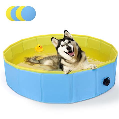 Nobleza Piscina Para Perros Grandes Y Pequeños Bañera Plegable Rigida