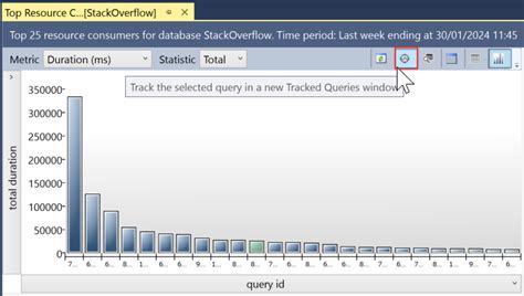 query store how to open multiple instances of the tracked queries
