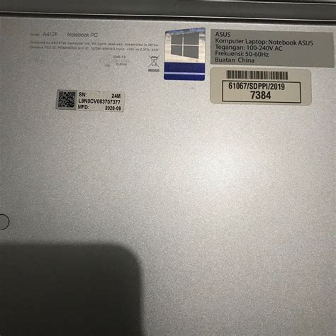 Asus Vivobook A412F Intel Pentium Gold Elektronik Komputer Laptop Di Carousell