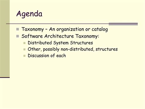 Ppt Software Architecture Taxonomy Powerpoint Presentation Free Download Id 393796