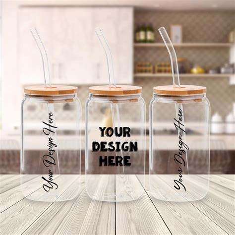 Personalized Uv Dtf Cup Wrap Custom Stickers For 1620 Oz Libbey Glass