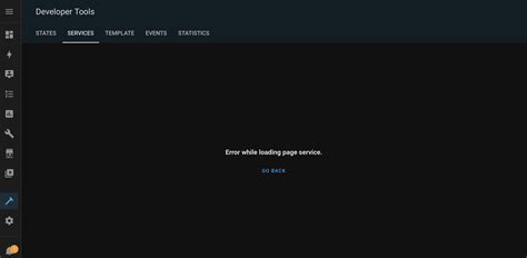 Service Tab Error Home Assistant Community