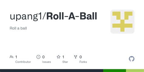 GitHub Upang1 Roll A Ball Roll A Ball