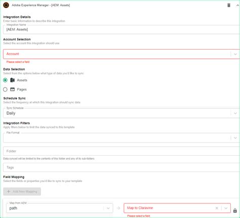 Claravine Adobe Experience Manager Aem Integration Claravine Support