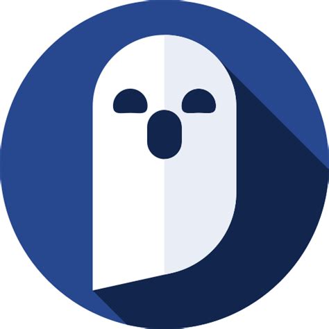 Ghost Flat Circular Flat Icon