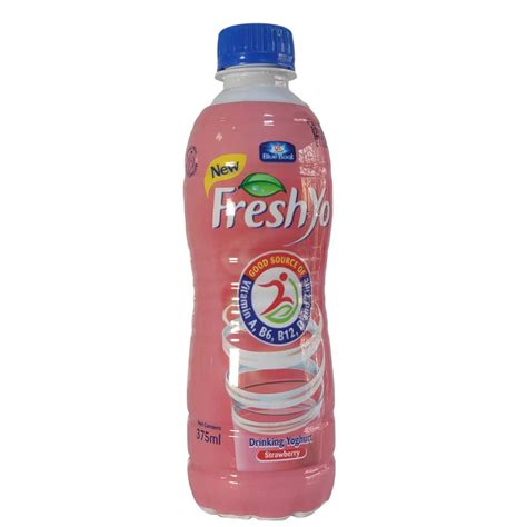 Freshyo Drinking Yoghurt Strawberry 375ml From A To Z