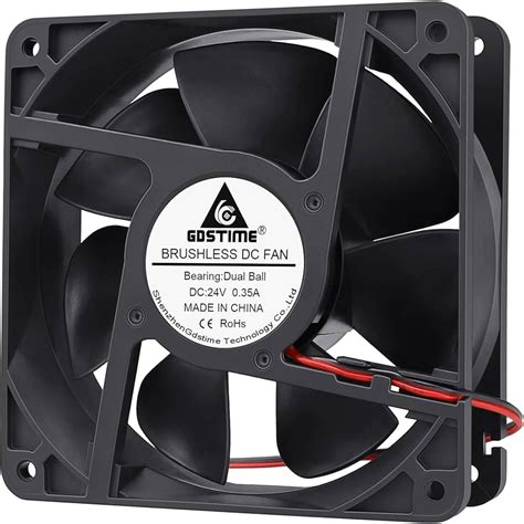 Square Fan Gdstime 1238 120mm X 38mm 12v Pwm Computer Fan 4 Pin High
