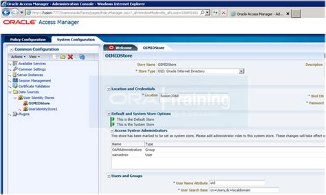 configuring oracle identity and access management components ora