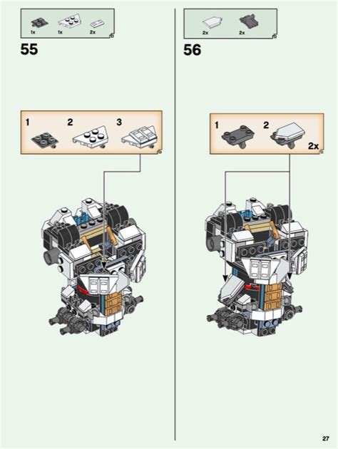 Lego Instructions For Set 71738 Zanes Titan Mech Battle Ninjago