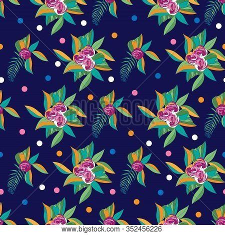 Repeat Flower Patterns Images Illustrations Vectors Free Bigstock
