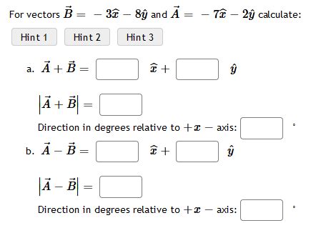 Solved Vectors A B And C Are Related By The Equation Chegg Com