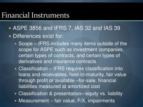 PPT ASPE Vs IFRS THE BASICS PowerPoint Presentation Free Download ID 520447