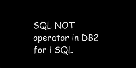 As400 And Sql Tricks