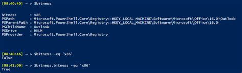 Check Outlook Bitness And Install Application Programming