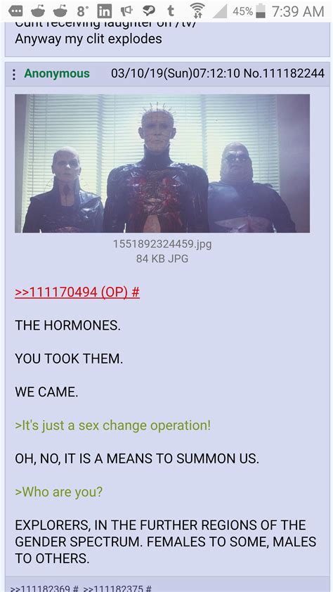 Anon Has A Sex Change R 4chan