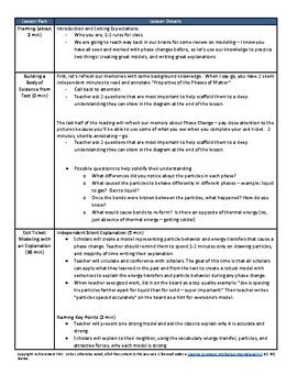 Science Phase Changes Scripted Lesson By Masiel S Creative Corner