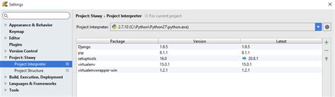 Python Error Running Django In Intellij Pycharm Stack Overflow