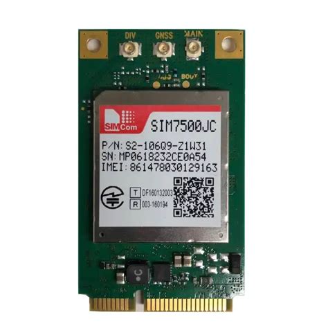 SIMCOM SIM JC MINI PCIe G LTE Cat módulo completo de la banda multi LTE FDD HSPA UMTS