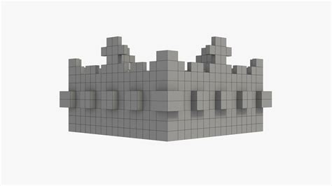 Minecraft Crown 3d Model Turbosquid 1925472