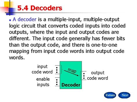 5 4 Decoders A Decoder Is A Multipleinput