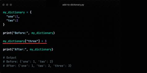 How To Add Items To A Python Dictionary