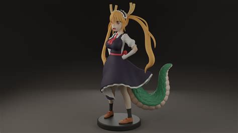 3d 文件 Kobayashi San Chi No Maid Dragon Tohru 🐉 ・可下载 3d 打印设计・cults
